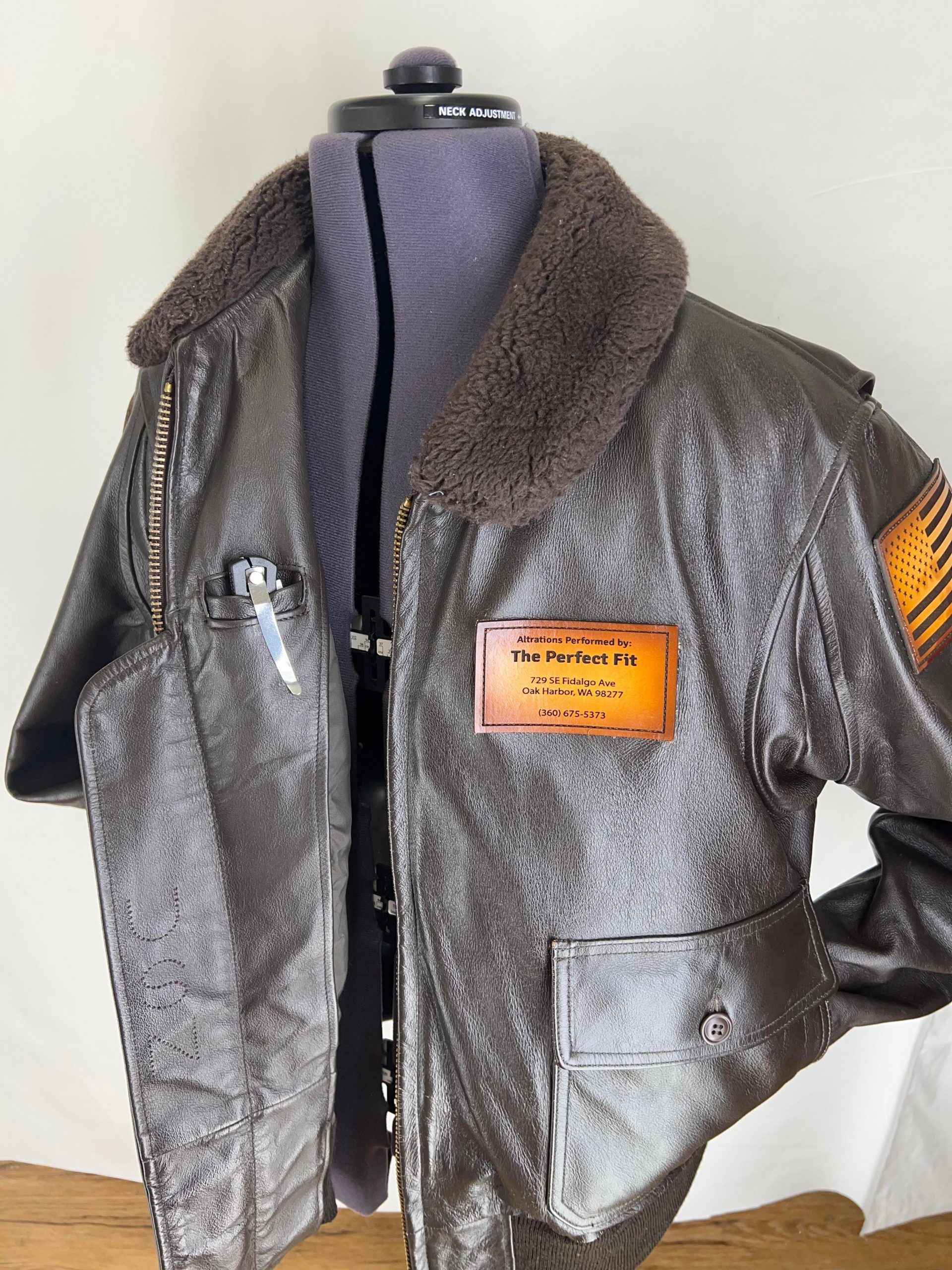 Knife Pocket Installation for Leather Jacket - The Perfect Fit